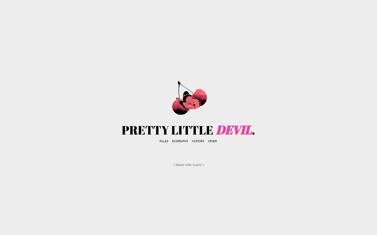 pretty (pink) little devil